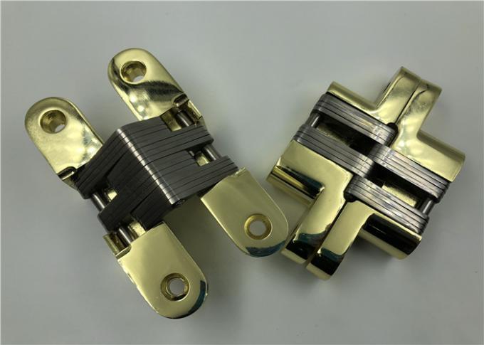 Gold Plated SOSS Heavy Duty Concealed Hinges / SOSS Hidden Hinges 180°
