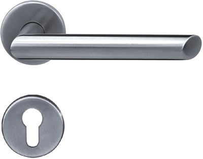 Bevel Edge Stainless Steel Interior Door Handles Tubular Level Metal ...