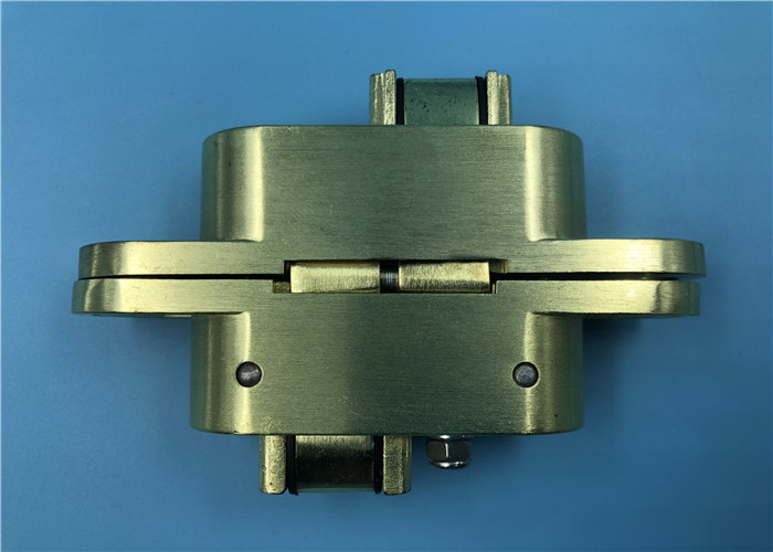 Satin Brass Concealed Gate Hinges / Industrial 180 Degree Door Hinge
